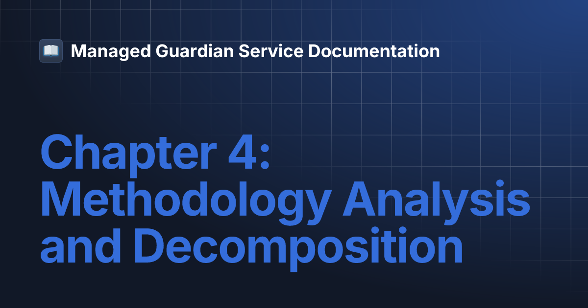Chapter 4: Methodology Analysis and Decomposition | Managed Guardian ...